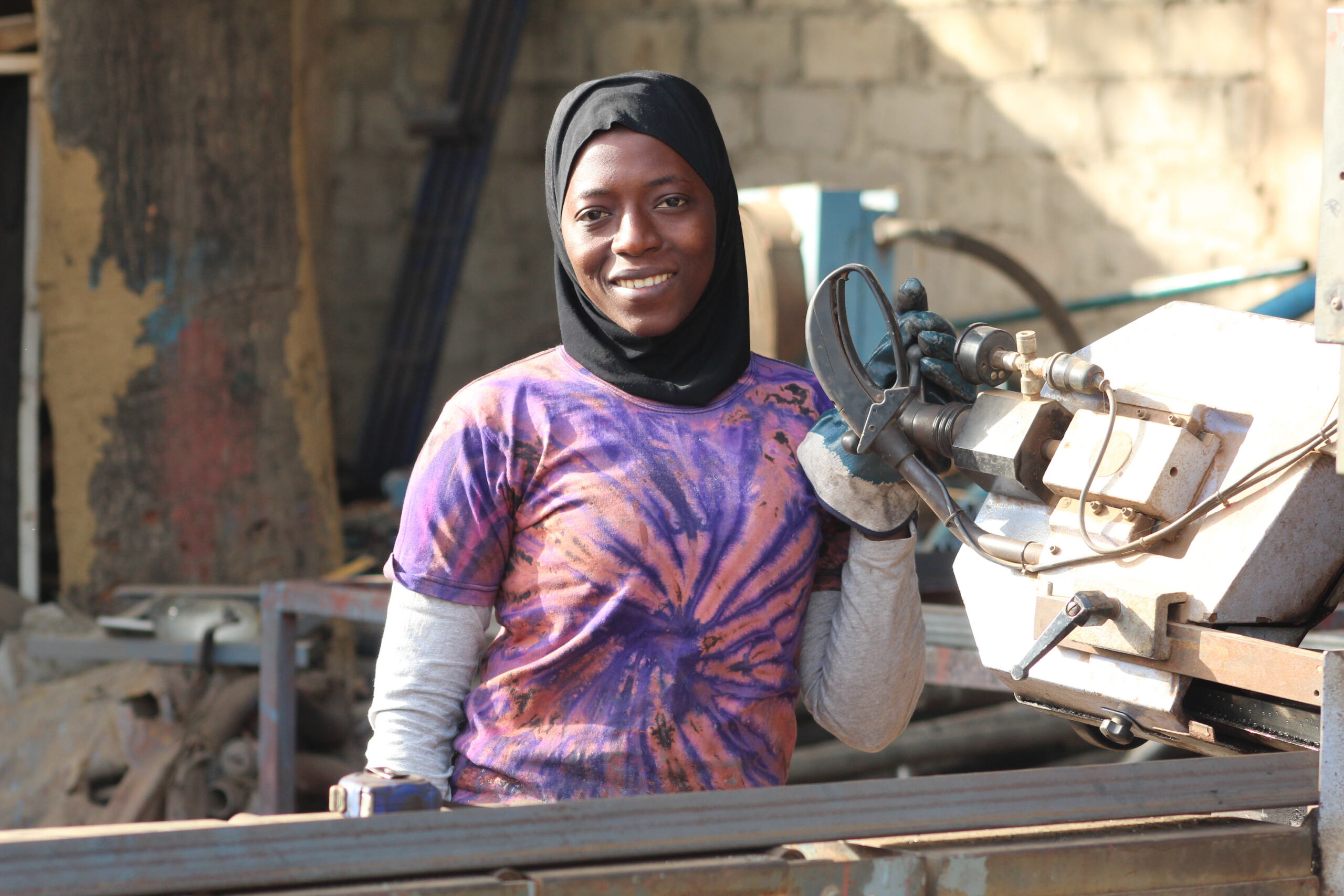GAM | Finding work in The Gambia through training: Kaddy is a welder ...